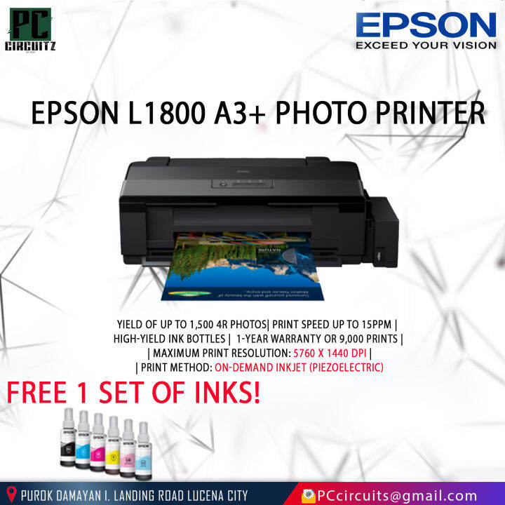 EPSON L1800 A3 PHOTO PRINTER | Lazada PH
