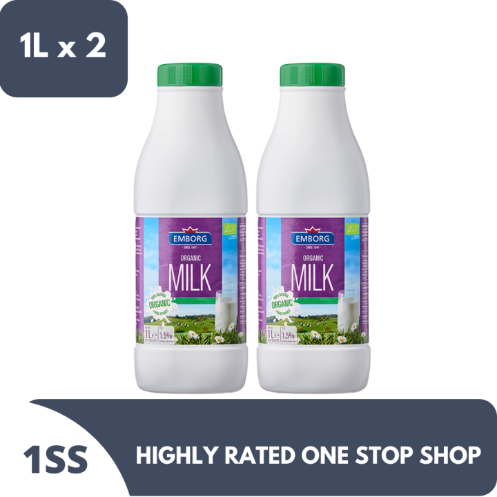 Emborg Organic Milk 1L x 2 | Lazada PH