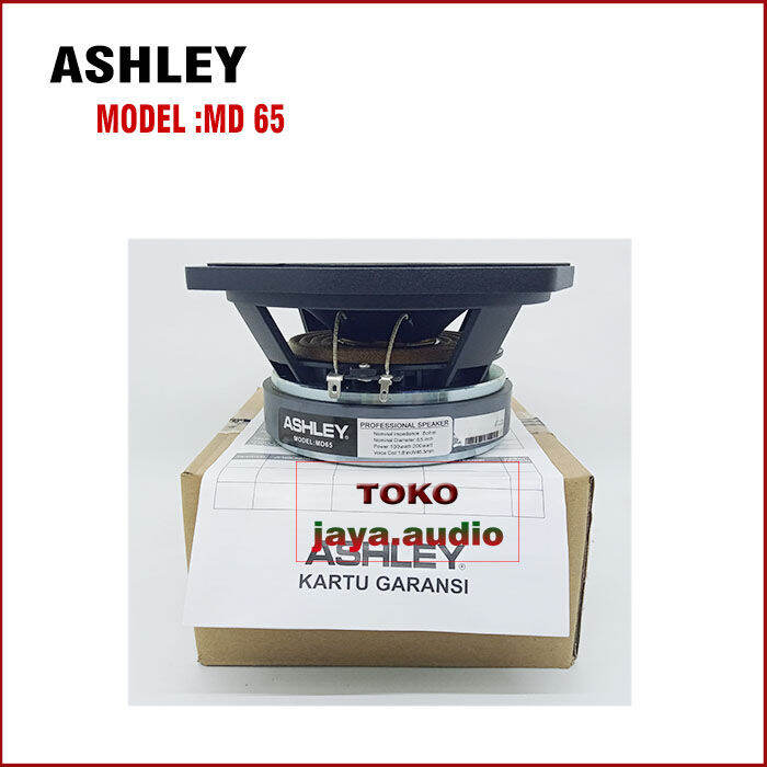 ASHLEY Komponen Spiker Original Model MD65 Speaker komponen Salon Sounsistem | Lazada Indonesia