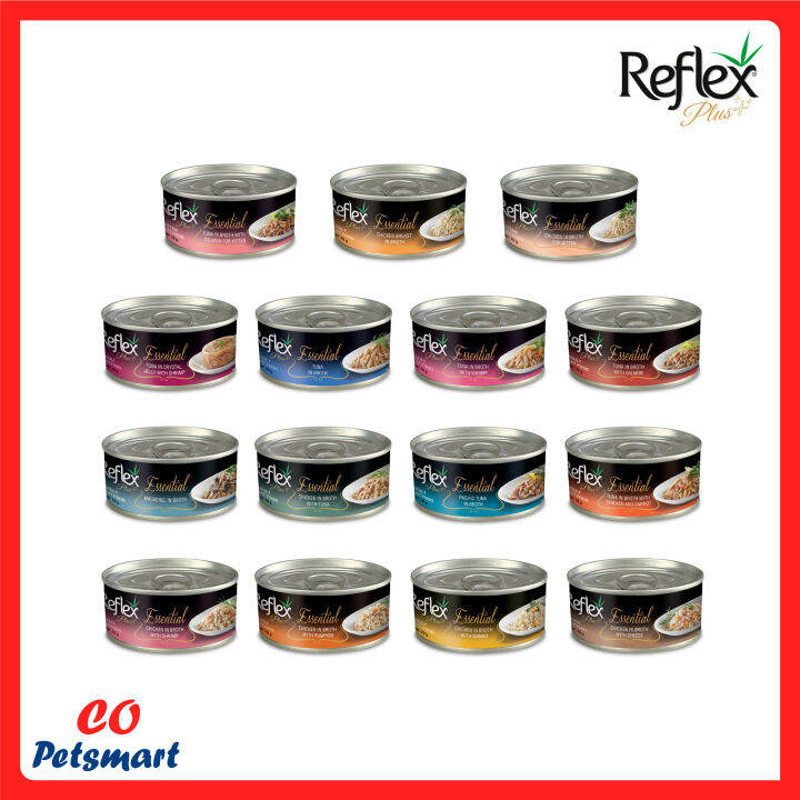 Reflex Plus Essential Cat Canned Food / Wet Food 70gm | Lazada