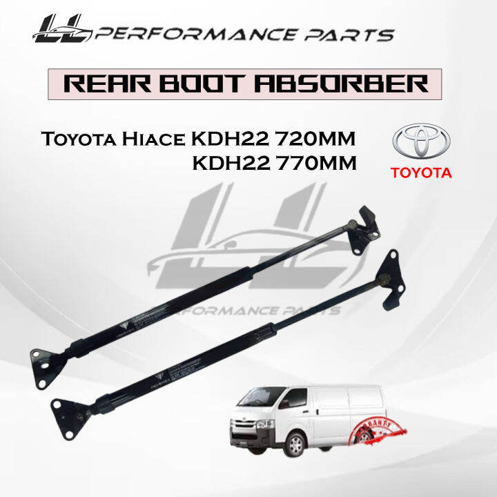 Toyota Hiace Van KDH 202 Rear Bonnet Damper Rear Boot Absorber Right ...