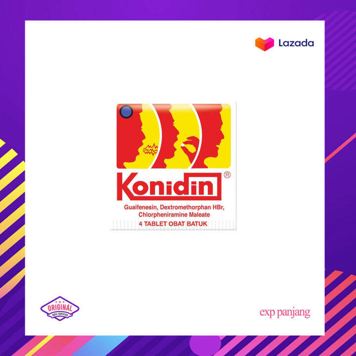 konidin tablet isi 4 tablet (strip) | Lazada Indonesia