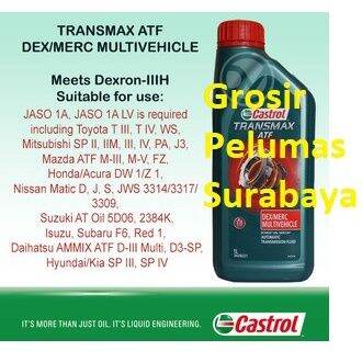 Oli Transmisi Matic Automatic CastroL ATF Transmax MV T4 TIV Z1 kemasan ...