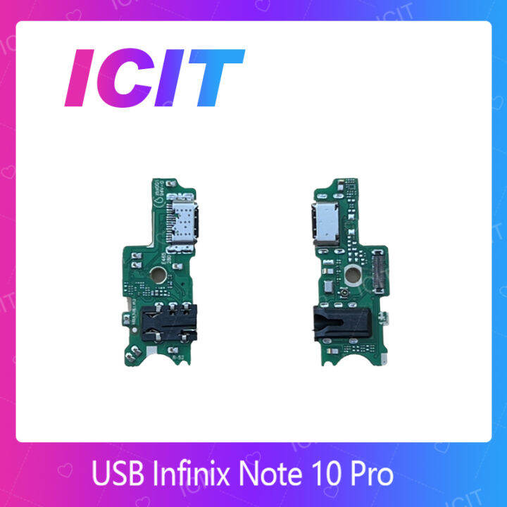 Infinix Note 10 Pro อะไหล่สายแพรตูดชาร์จ แพรก้นชาร์จ Charging Connector ...
