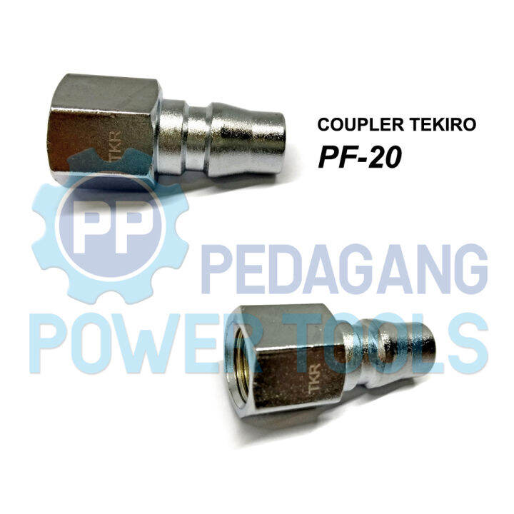 TEKIRO KOPLER PF 20 AIR QUICK COUPLER PF20 KOMPRESOR UDARA ANGIN | Lazada Indonesia