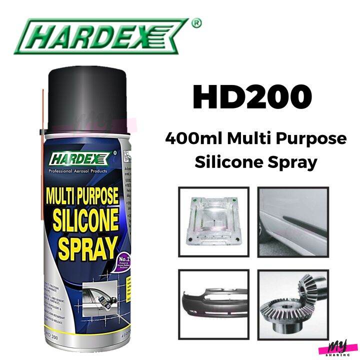 HARDEX HD200 Multi Purpose Silicone Spray 400ml | Lazada