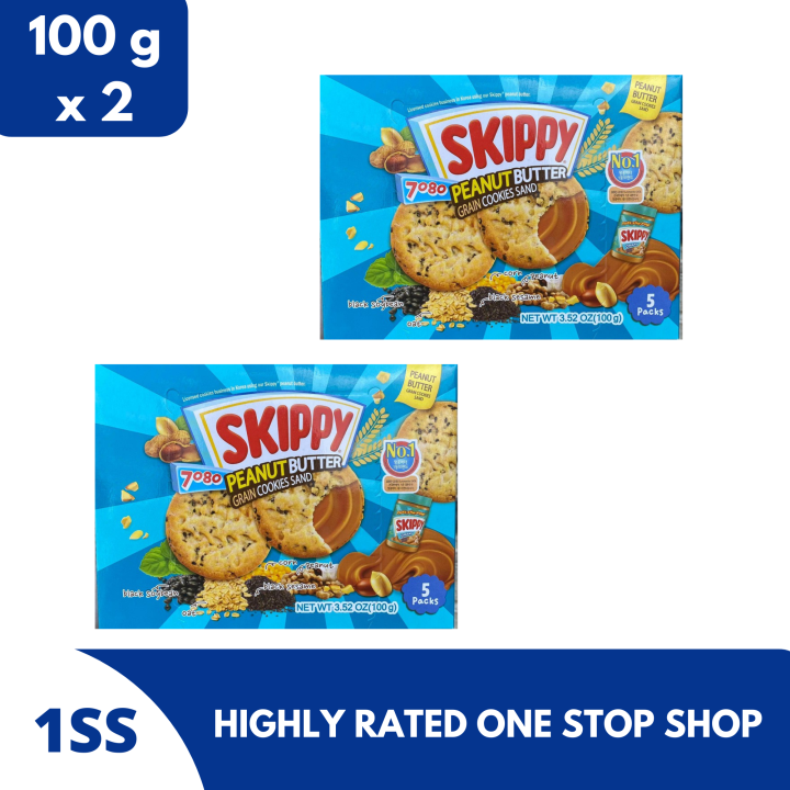 Skippy Peanut Butter Grain Cookies, 100g set of 2 | Lazada PH
