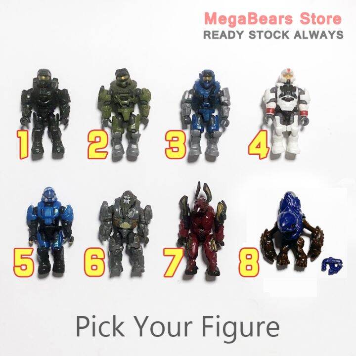 Halo Mega Construx Elite Honor Guard Halo Mega Construx Spartan Carter ...