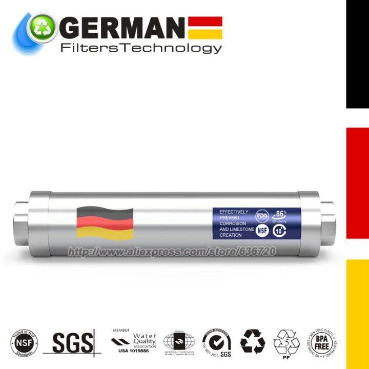 IPS Whole House Scale Inhibition Inline Water Softener System Descaler ...