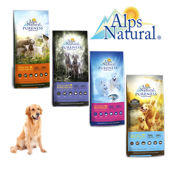 Alps Natural Pureness Dog Dry Food 13kg (Lamb / Salmon / Salmon Small ...