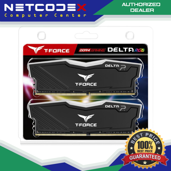 Teamgroup T-Force Delta RGB BLACK 16GB (2 x 8GB) CL16 288-Pin DDR4 ...