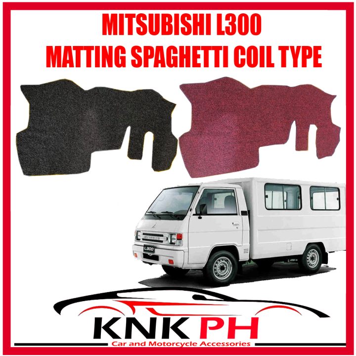 Mitsubishi L300 Spaghetti coil type carmat Customized rubber car mat ...