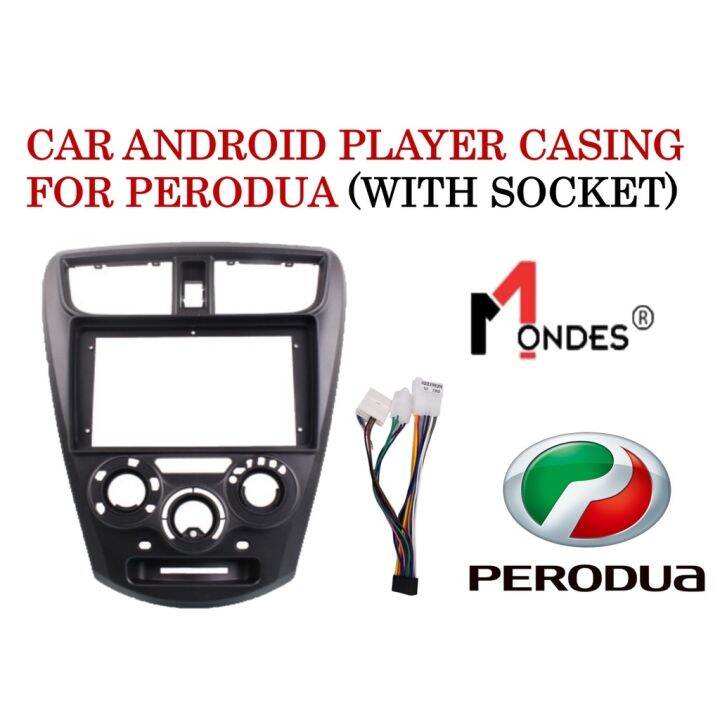 2022 Android Player Casing With Socket - PERODUA Myvi Axia Aruz Bezza ...