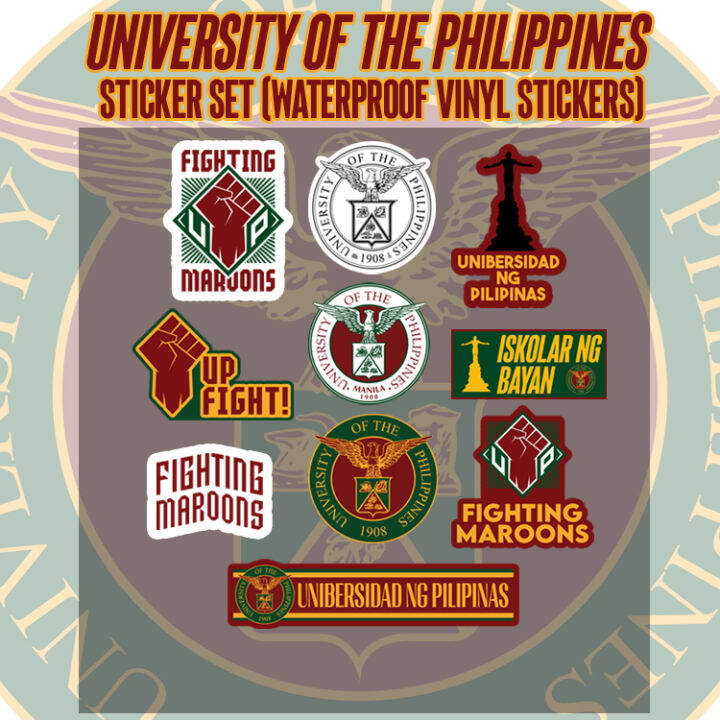 UNIVERSITY OF THE PHILIPPINES VINYL STICKER (WATERPROOF AND SCRATCH ...