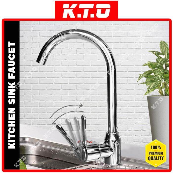 HEAVY DUTY CHROME PILLAR MOUNTED SINK TAP FAUCET KITCHEN SINK PILLAR ...