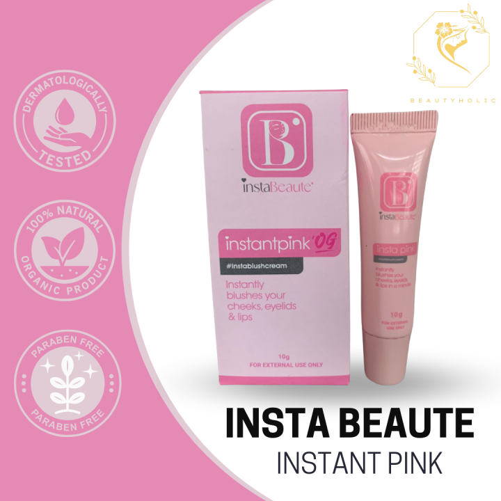 Original INSTABEAUTE | INSTA PINK Instantly blushes cheeks, eyelids And ...