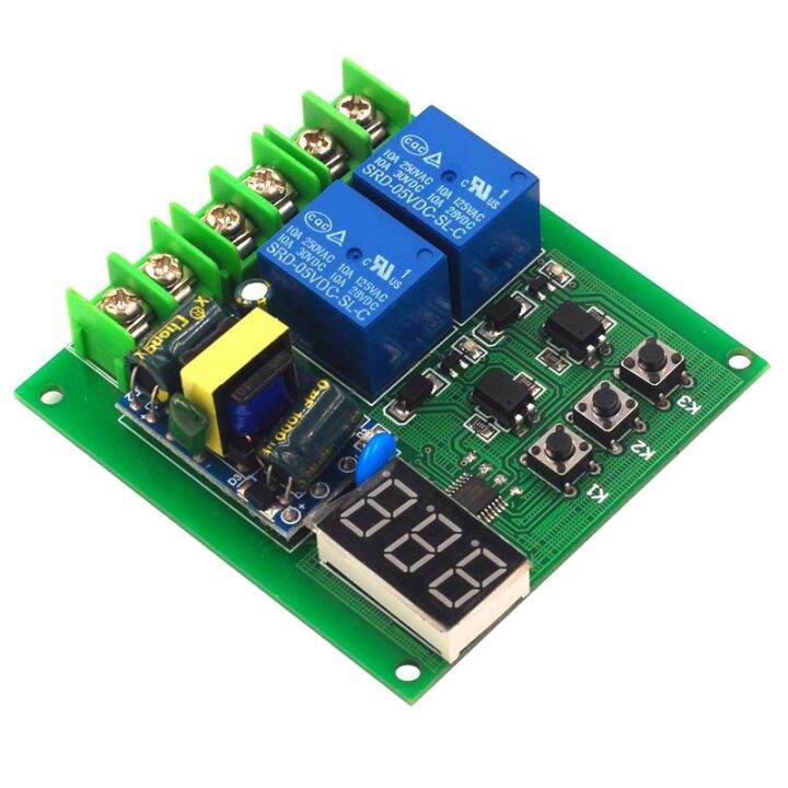 220V Dual Relay Control Board Delay Switch Module Time Delay Relay | Lazada.co.th