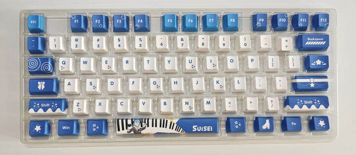 Hoshimachi Suisei theme Keycaps lovely game keyboard cap Cherry Profile ...