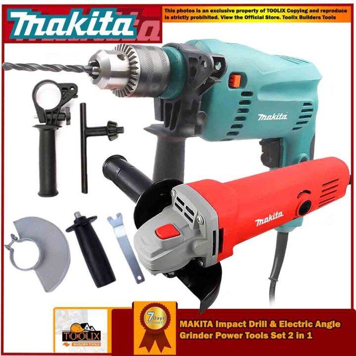 Makita Barena Drill Set Barena And Grinder Set Makit a Power Tools Set ...
