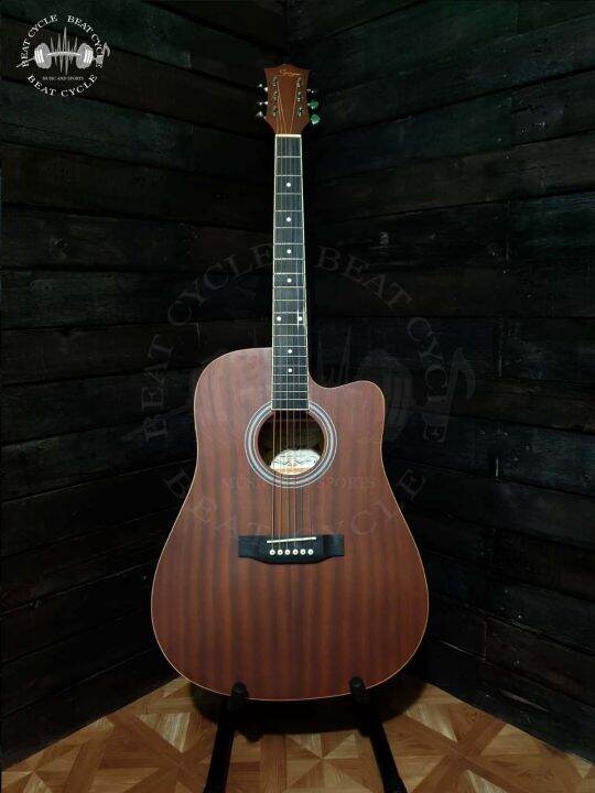 Smiger Acoustic Guitar 42 inches 21 frets (GA-411) | Lazada PH