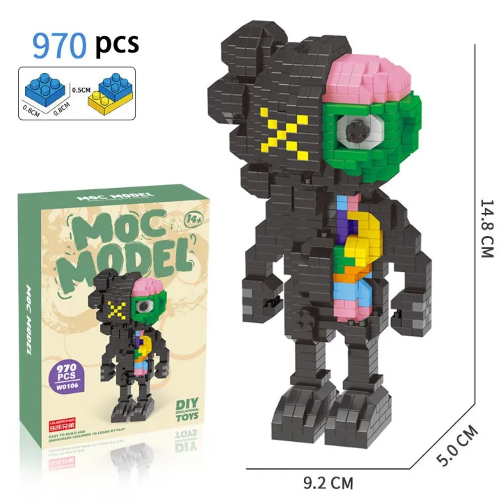 Mogge Micro Diamond Building Blocks Kaws Small Particles Assembled ...
