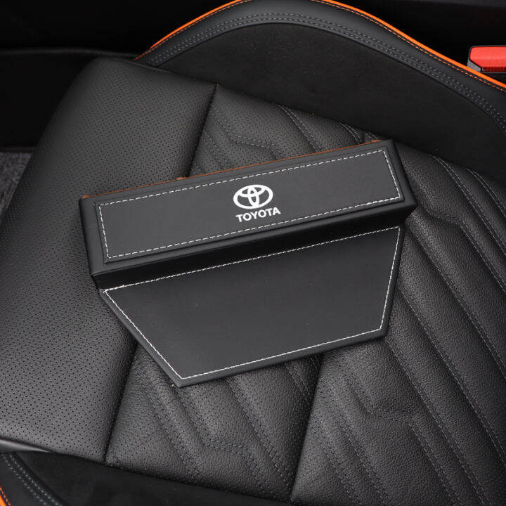 Toyota Storage Box Car Interior Organizer Car Seat Gap Filler Storage ...