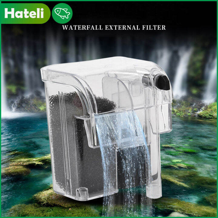 【Hateli】aquarium Pam Akuarium Tangki Ikan Penapis Penapis Mini Penapis ...