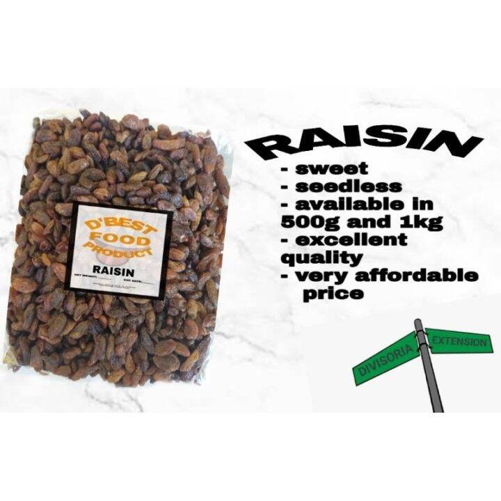 D'BEST 1kg raisin [ pasas ] for sale | Lazada PH