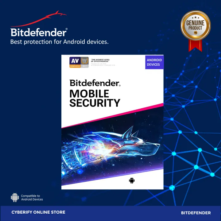 Bitdefender Mobile Security 2022 For Android Devices (Global License ...