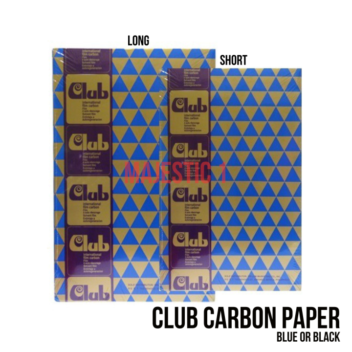 Club Carbon Paper Long or short (in Black or Blue) | Lazada PH