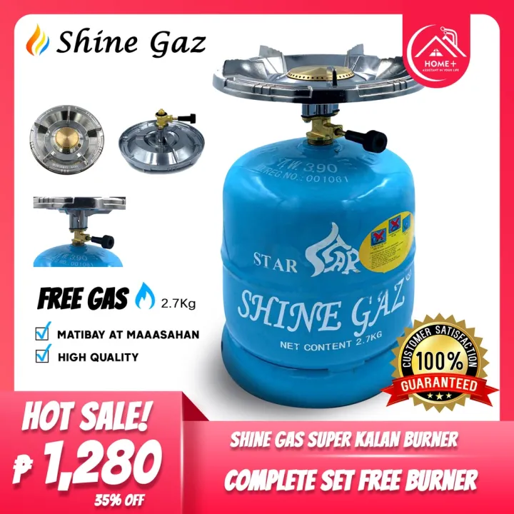 【Free Gas 2.7KG】Shine Gas Super Kalan Burner Complete Set Free Burner ...