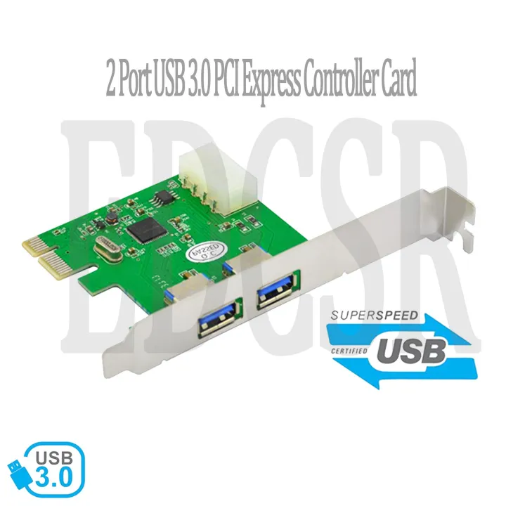 2 Port USB 3.0 PCI Express Controller Card | Lazada PH