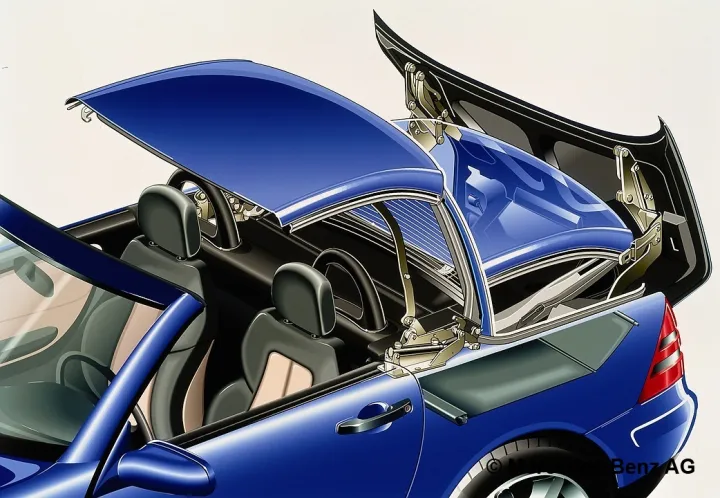 MERCEDES BENZ SLK R170 / R171 / R172 / R230 VARIO ROOF SERVICE REPAIR ...