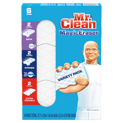 ฟองน้ำยางลบ ทำความสะอาด แบบแพ็ค Mr. Clean Magic eraser Variety pack ...