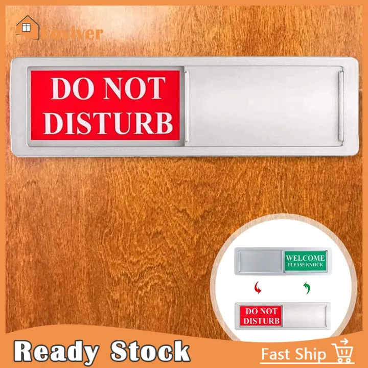 Loviver Slider Privacy Do Not Disturb Sign for Office Home Bedroom ...