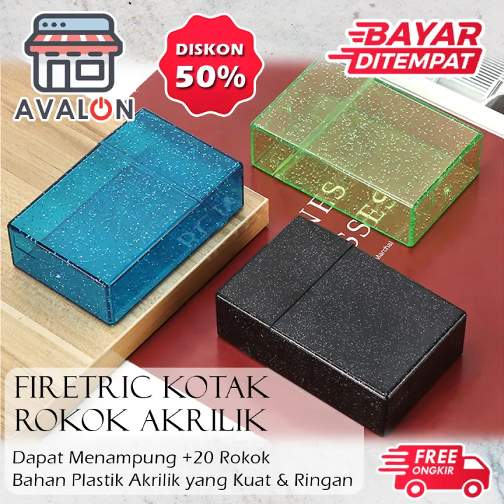Kotak Bungkus Roko Elegan /Tempat Rokok Portable Plastik Keren Dan ...