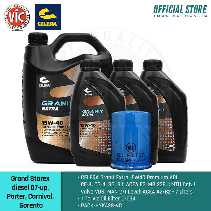 CELERA Granit Extra 15W40 Premium Heavy-Duty Car Engine Oil JT05509 ...