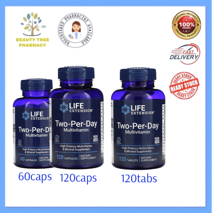 Life Extension Two-Per-Day Multivitamin | Lazada