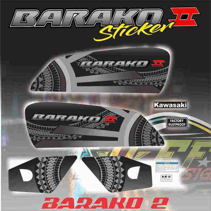 KAWASAKI BARAKO 2 STICKER | Lazada PH