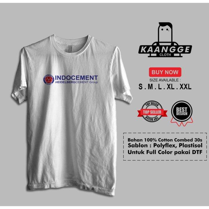Kaos Indocement Semen Tiga Roda Baju Perusahaan | Lazada Indonesia