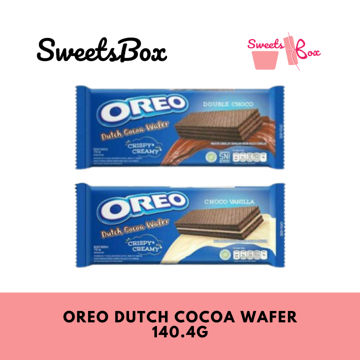 Sweetsbox | Oreo Dutch Cocoa Wafer 140.4g - Wafer Double Choco / Wafer ...