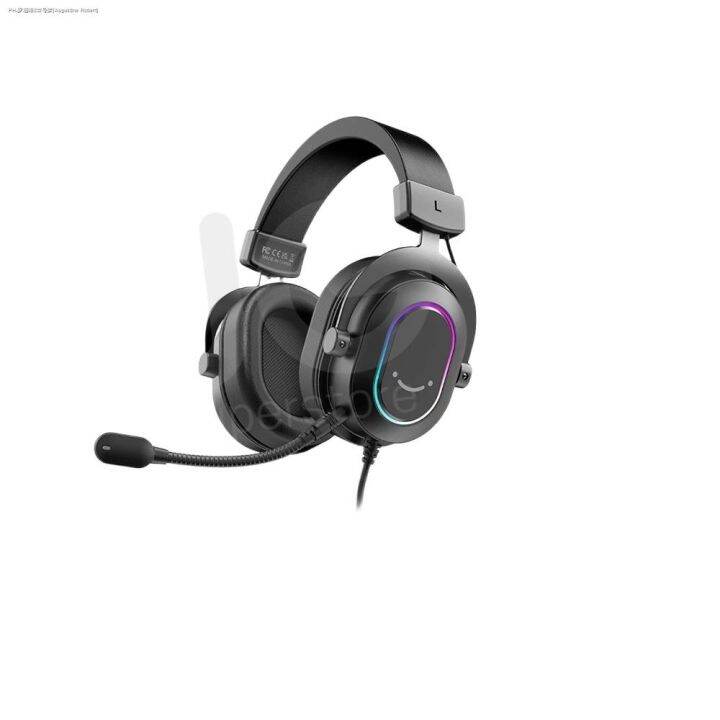 Fifine H6 USB Dynamic RGB Gaming Headphone with Detachable Microphone ...