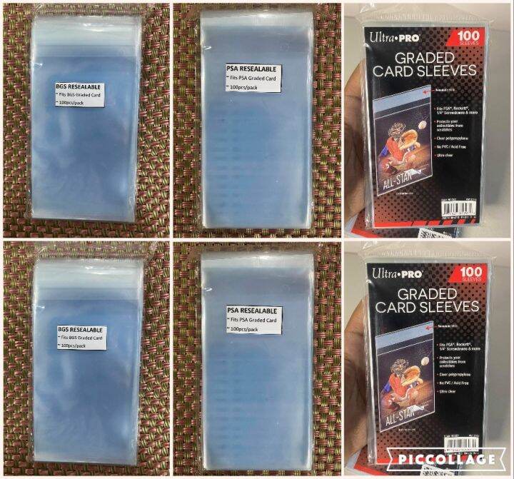GRADED CARD / SLAB RESEALABLE SLEEVES FOR PSA, BGS, ETC. | Lazada PH