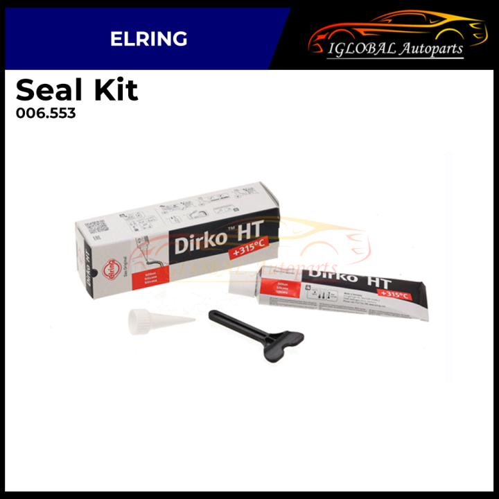 Elring Dirko HT 006.553 Radiator Seal Kit Silicone Gasket Gum Sealing ...