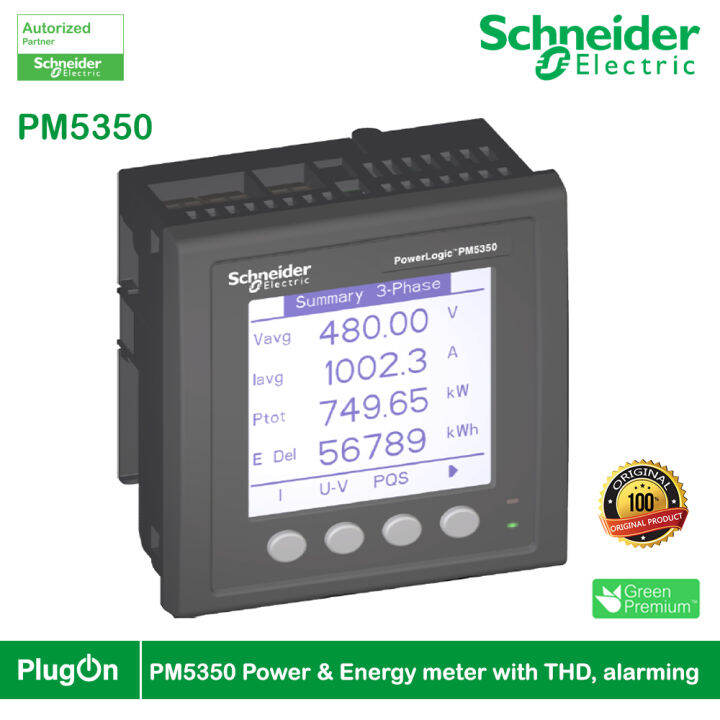 METSEPM5350 - Schneider Electric - PM5350 Power & Energy meter with THD ...