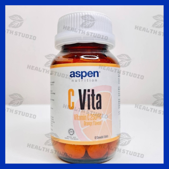 Vitamin C 250mg Chewable Tablets Aspen Nutrition C Vita Orange Flavour ...