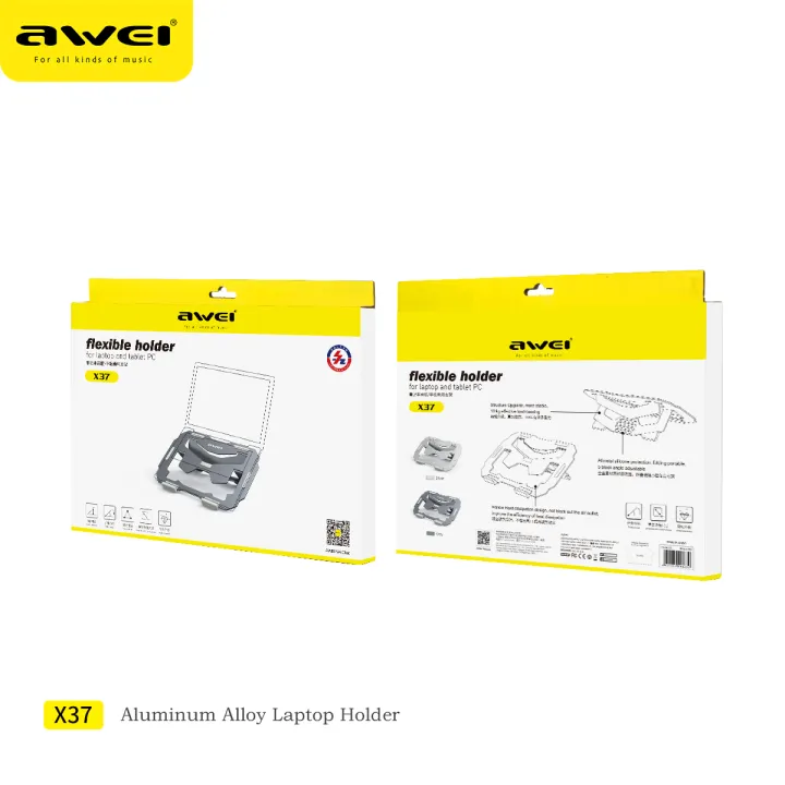 Awei x37 flexible holder for laptop and tablet | Lazada PH