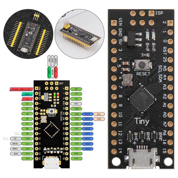 FEBRAIN Digispark Micro Extended ATmega328รองรับอาร์ดิวโนบอร์ดพัฒนานาโน ...