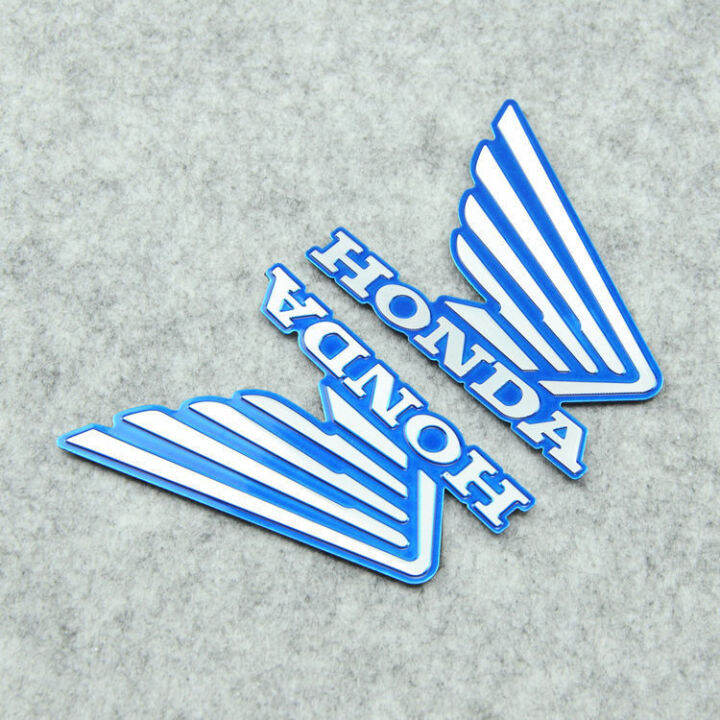 For Honda Motorcycle Logo Sticker HONDA Wing Badge Emblems DIY Decals ...