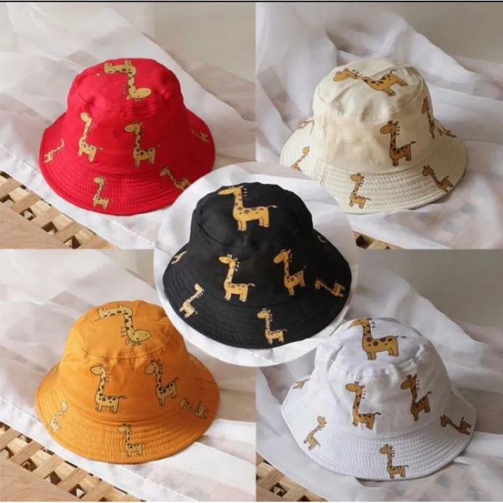 Topi Bucket Anak Sablon Jerapah Ada Talinya | Lazada Indonesia